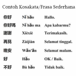 Kosa Kata Mandarin Sehari-Hari yang Wajib Diketahui Pemula - Cynicalenglish